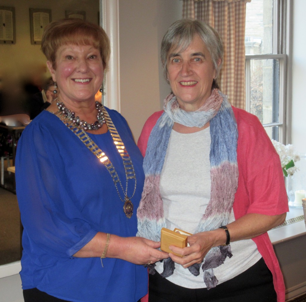 The chain passes to President Pat Shore - SI Harrogate and District