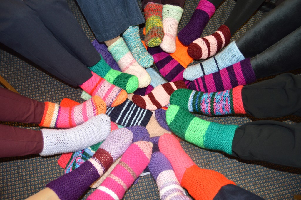 Colourful cozy toes | News | Blog | Events | SI Tiverton and District